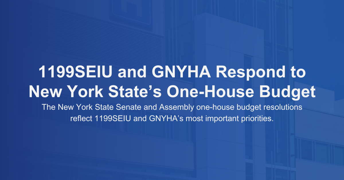Healthcare Education Project | 1199SEIU and GNYHA Respond to New York ...